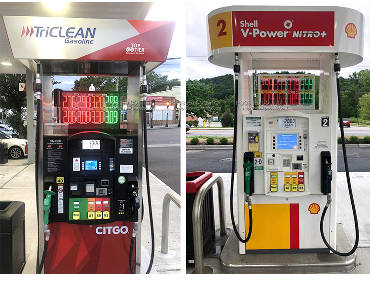 High Brightness Pump Topper Led Gas Price Sign With 5.0” Digits - Buy ...